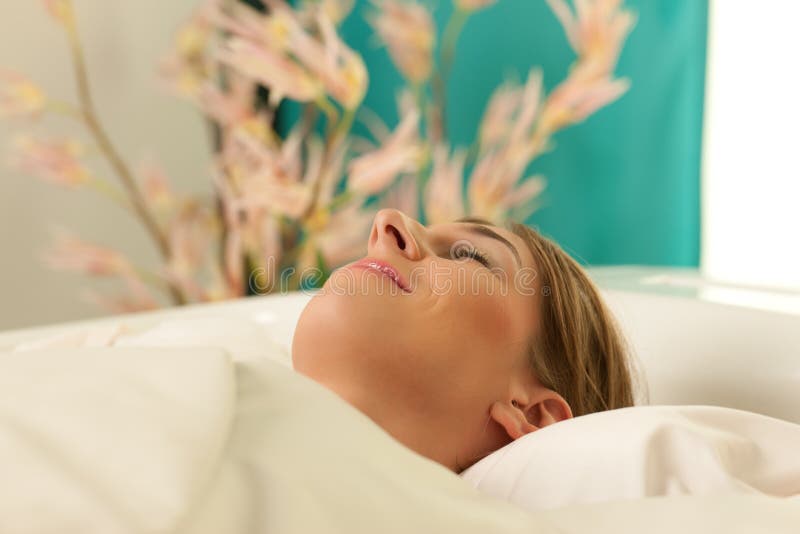 Woman is Getting a Soft Pack Stock Photo - Image of people, white: 28438652