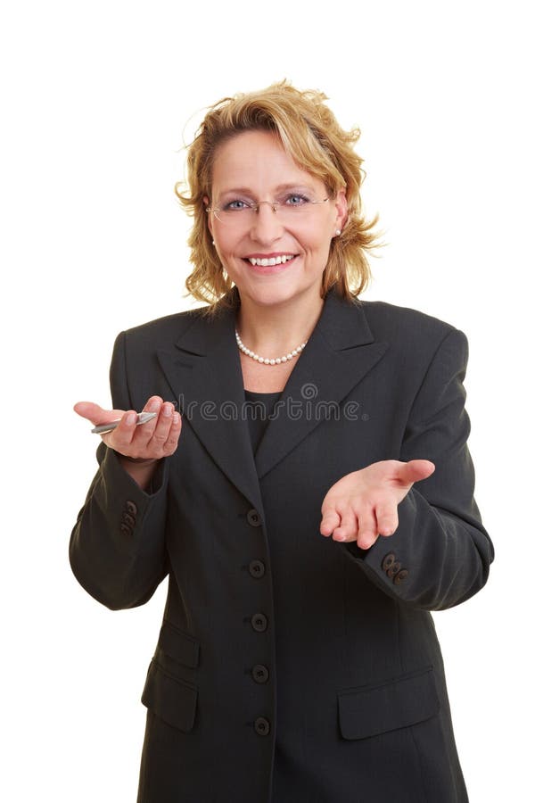 Woman giving a speech stock photo. Image of lecture, european - 12505392