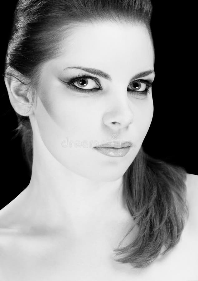 Woman with glamour make-up stock photo. Image of posing - 25416734