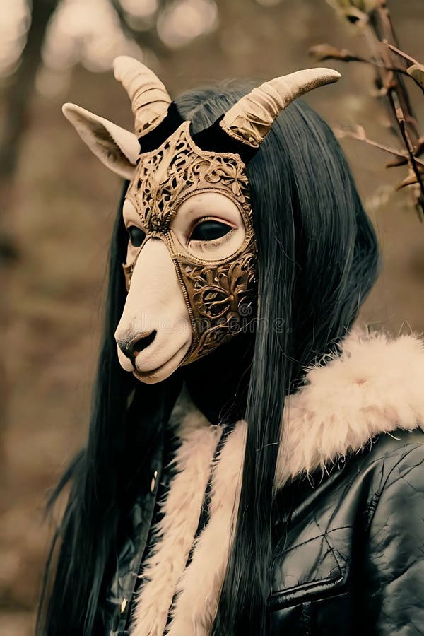 Goats Mask Stock Illustrations – 16 Goats Mask Stock Illustrations ...