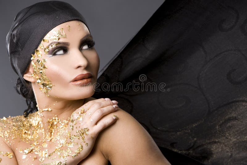 Gold drops stock photo. Image of yellow, platos, bright - 137170