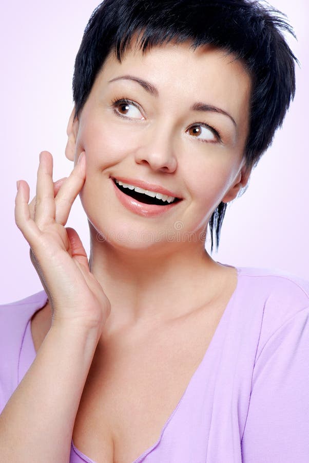 Woman with Good Condition of Skin Stock Image - Image of adult, person ...