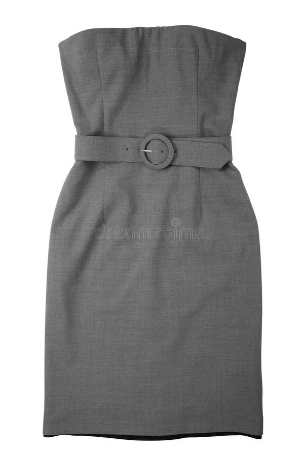 Gray dress stock image. Image of girl, long, grey, pretty - 28367665