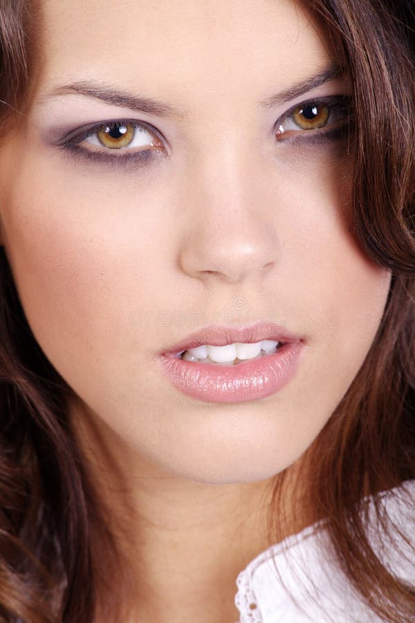 Woman with great makeup stock image. Image of makeup - 40597685