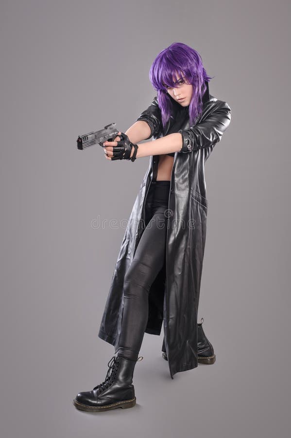 Woman with gun stock photo. Image of beauty, danger, caucasian - 64706668