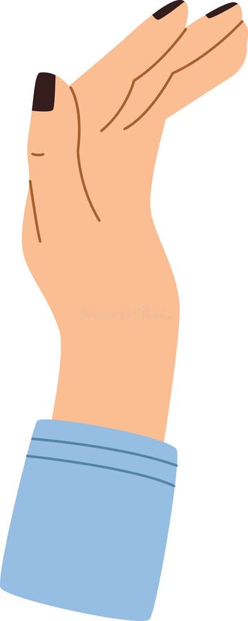 Woman Hand Arm stock vector. Illustration of sign, hand - 328582638