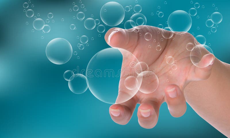 Hand Bubbles Air Stock Images - Download 645 Royalty Free Photos