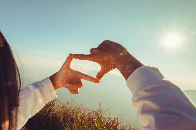 Framing the Future stock photo. Image of hand, partnership - 3510548