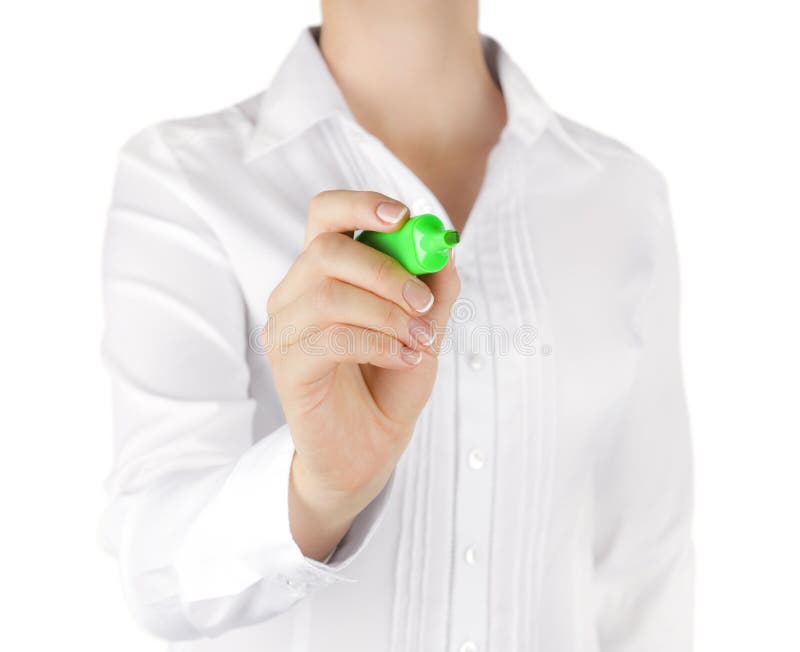 Hand Drawing House on Screen Stock Photo - Image of business, person ...