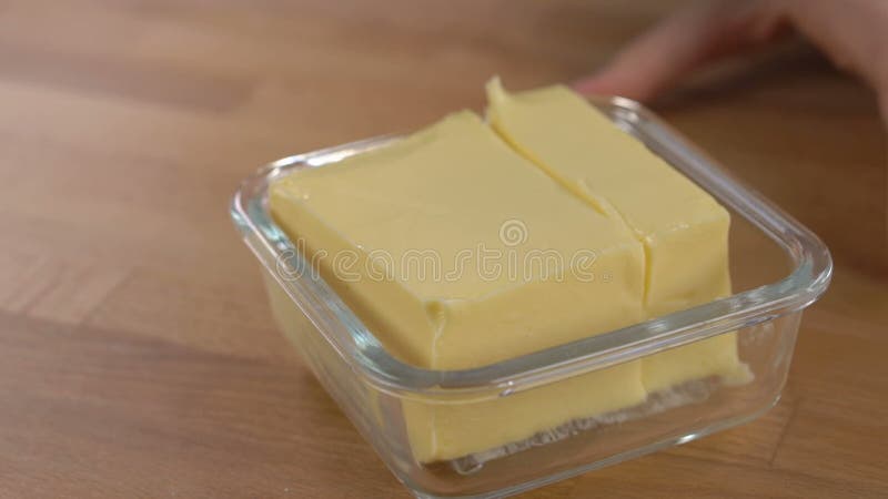 Cutting Butter Spread in Sunlight Shot Close Up Stock Video - Video of ...