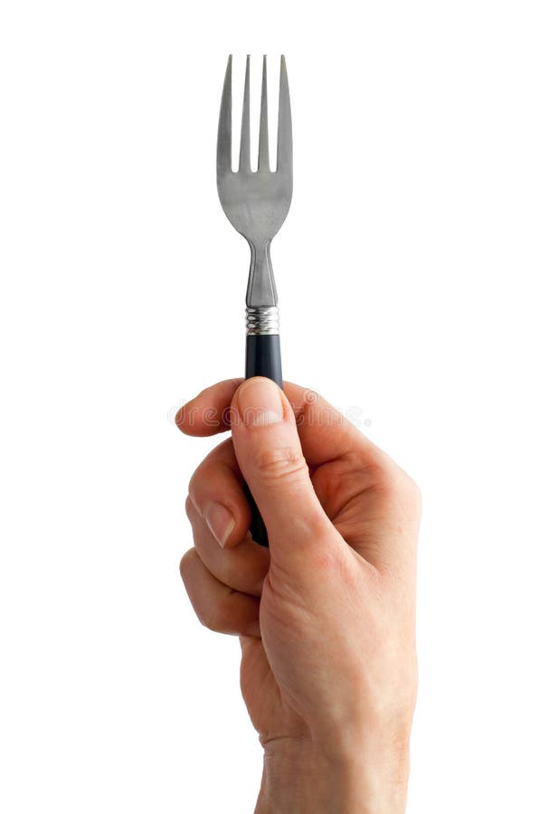 Woman hand holding fork stock photo. Image of lunch, meal - 23802816