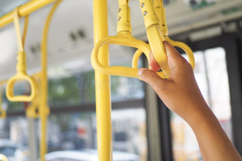Woman Hand Holding Gray Handle Bus Stock Photos - Free & Royalty-Free ...