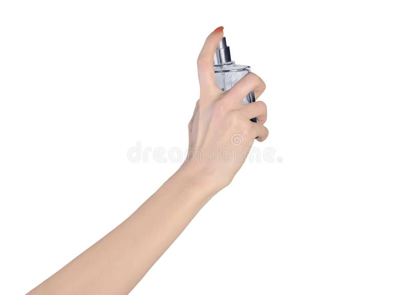 Woman hand holding perfume stock image. Image of parfume - 55936549