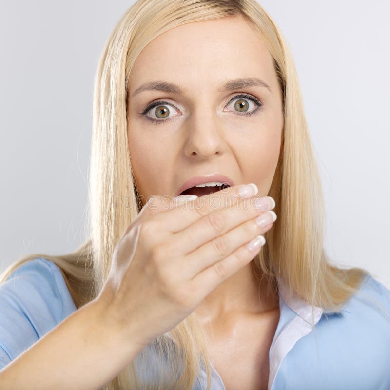 Woman stock photo. Image of blonde, gorgeous, serious - 58501574