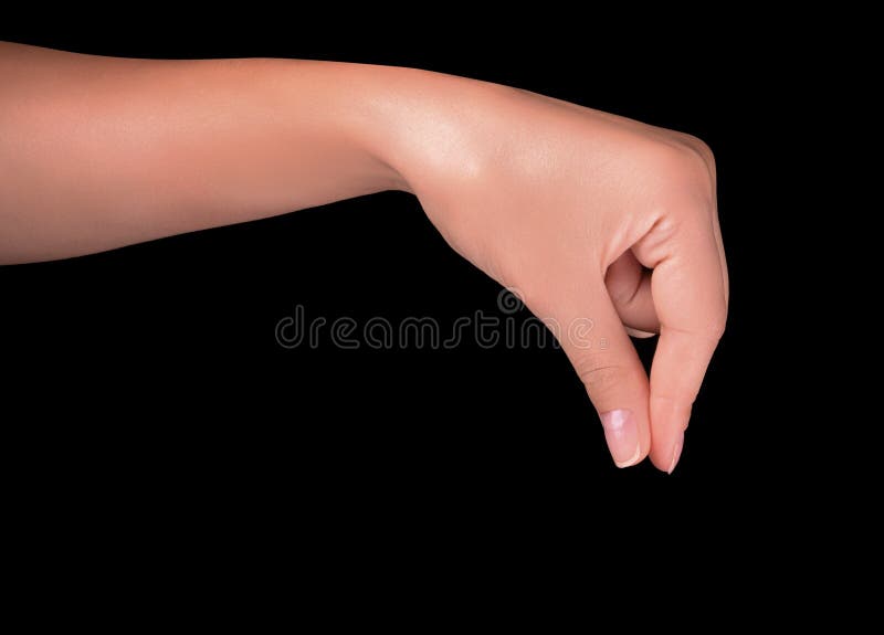 Woman hand pick up object stock image. Image of hand - 44764711