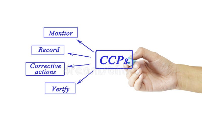 Woman Hand and Presentation of Critical Control Point (CCP) Concept for ...