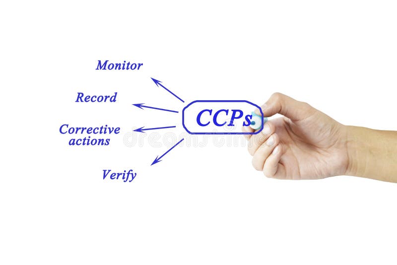 Woman Hand and Presentation of Critical Control Point (CCP) Concept for ...