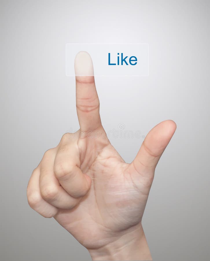 Like - Likes Thumbs Up on Blackboard Stock Photo - Image of finger ...