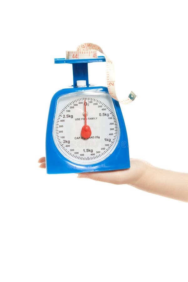 Woman Hand with Scale Measure Tape Stock Image - Image of number, diet ...