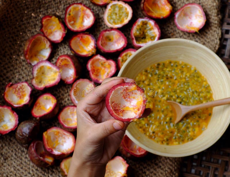 Passion Fruit, Vitamin C, Healthy Food, Passionfruit Stock Photo ...