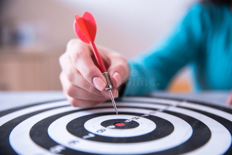 A Hand Target and Focus on Wooden Round Carrom Pawn Stock Image - Image ...
