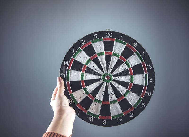 Hand with target 2 stock photo. Image of closeup, metal - 4250240