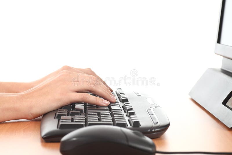 Keyboard stock image. Image of keyboard, finger, computer - 10451995