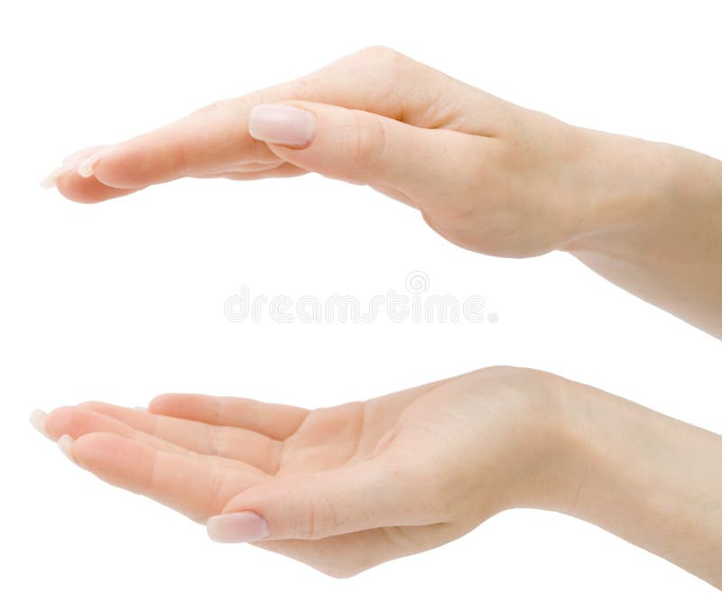 Two wide open woman hands stock photo. Image of hands - 2316158