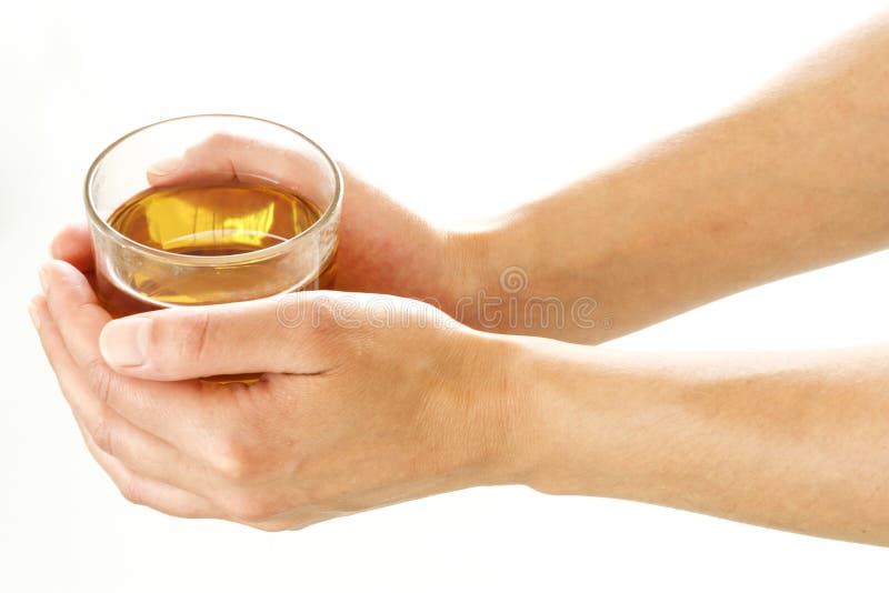 Woman Hands Holding a Glass of Tea Stock Photo - Image of hold, woman ...
