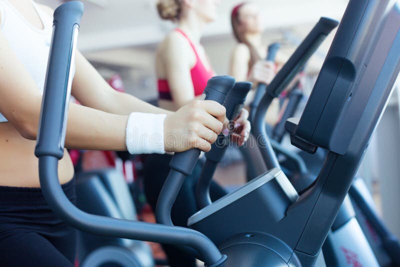 Woman Hands on Sport Equipment Stock Image - Image of activity ...