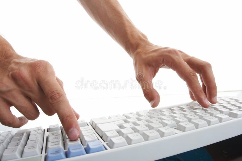 Fingers Typing Undo Command on Keyboard Stock Image - Image of keyboard ...