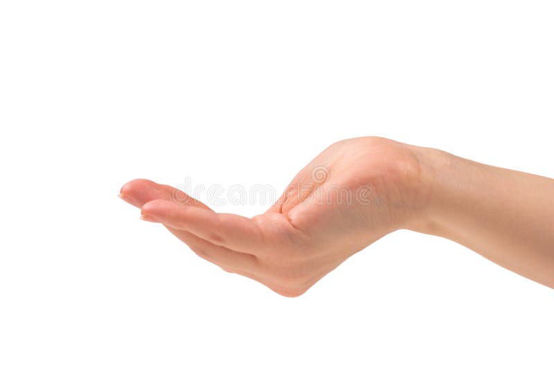 Woman Hands Wanting or Asking for Something Stock Photo - Image of ...