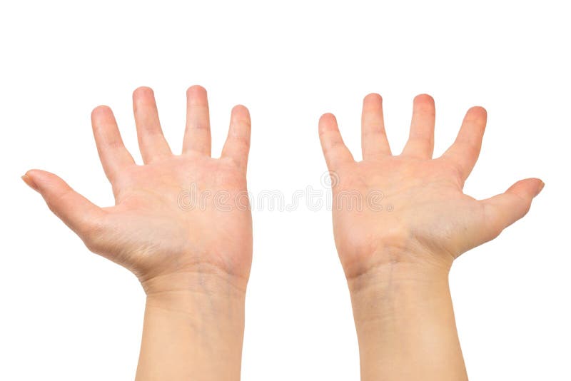 Woman Hands Wanting or Asking for Something Stock Photo - Image of ...
