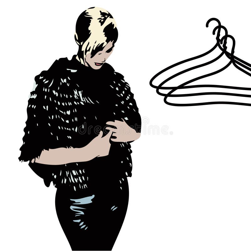 Getting Dressed Stock Illustrations – 553 Getting Dressed Stock ...