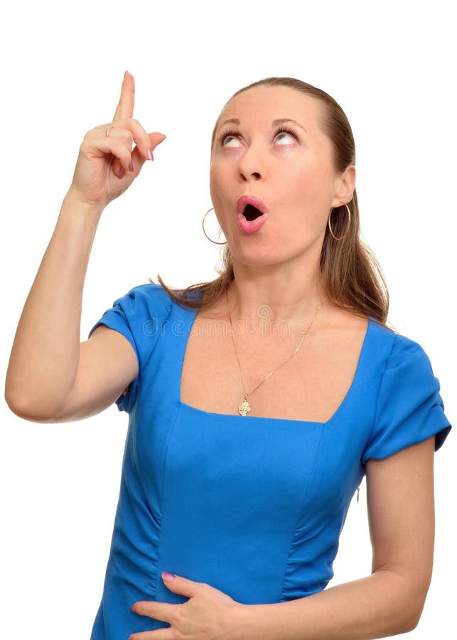 Woman Has Conceived Business Plan Stock Image - Image of reach ...