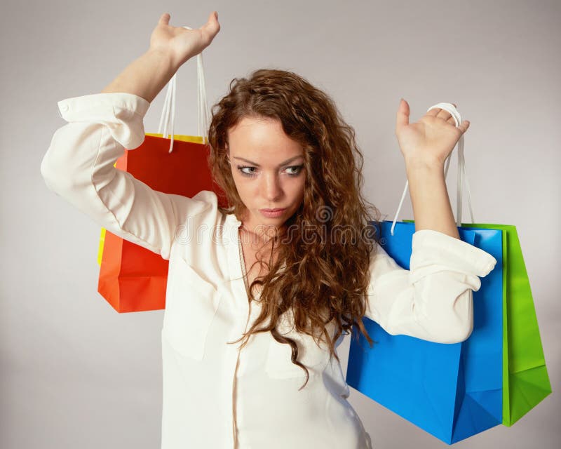 Spending spree stock photo. Image of bags, rich, shopping - 384658