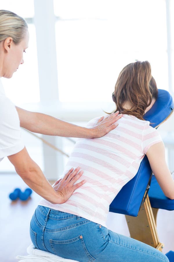 Woman having back massage stock photo. Image of people - 54759026