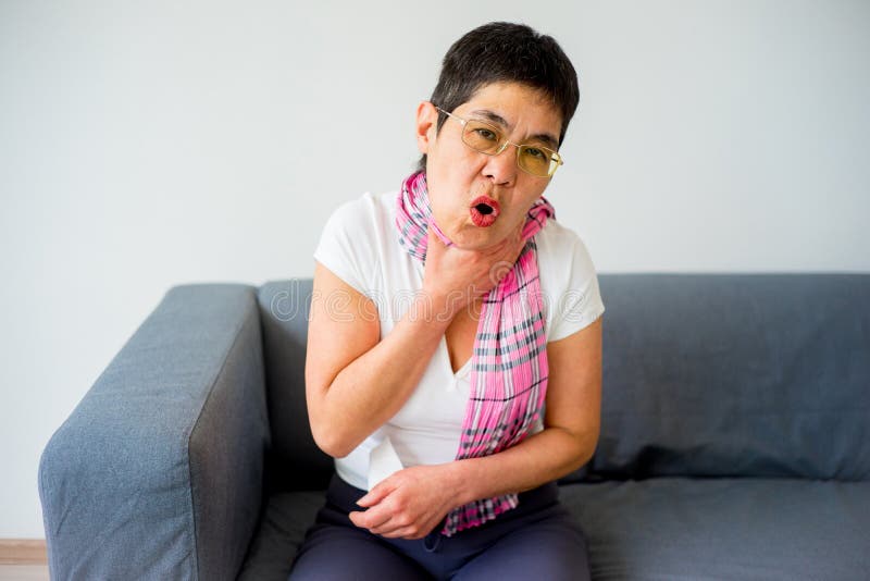 Woman having cold stock photo. Image of temperature, sore - 97496746