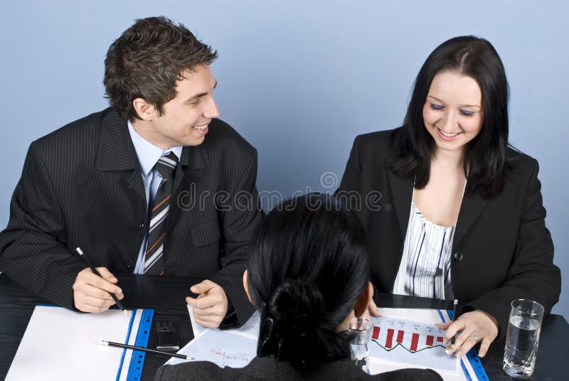 Woman Having a Job Interview Stock Image - Image of communication ...