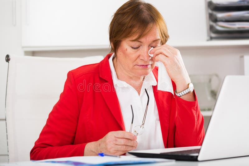 Woman having problem stock photo. Image of process, expertize - 202193638