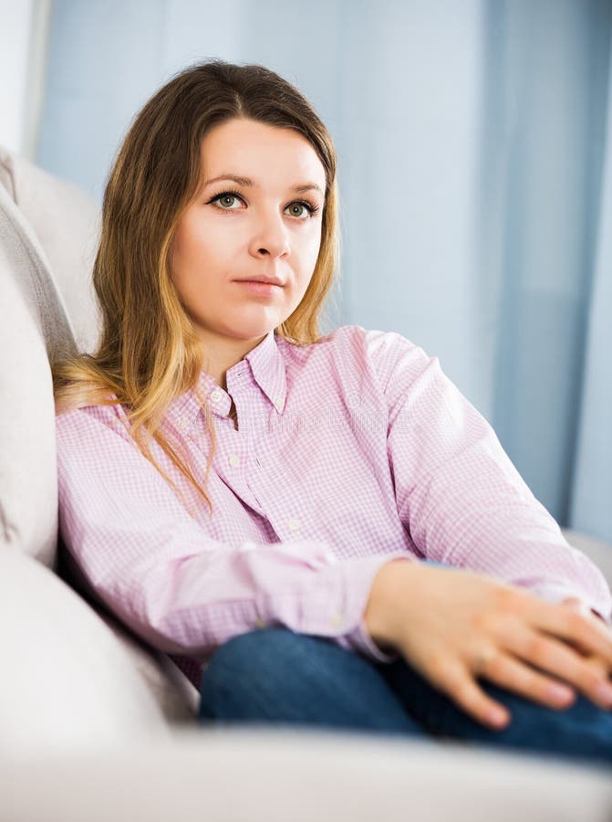 Woman Having Problems and Depression Stock Photo - Image of broken ...