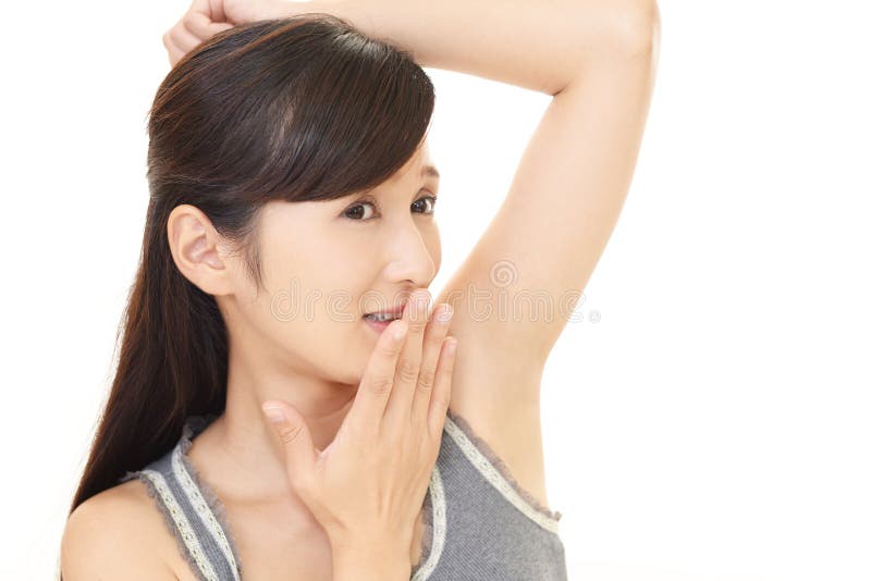 Woman Having Sweating Problem Stock Photos - Free & Royalty-Free Stock ...