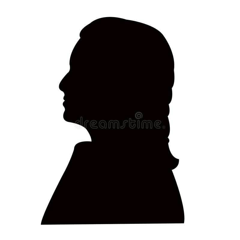 A Woman Head Silhouette Vector Stock Vector - Illustration of female ...