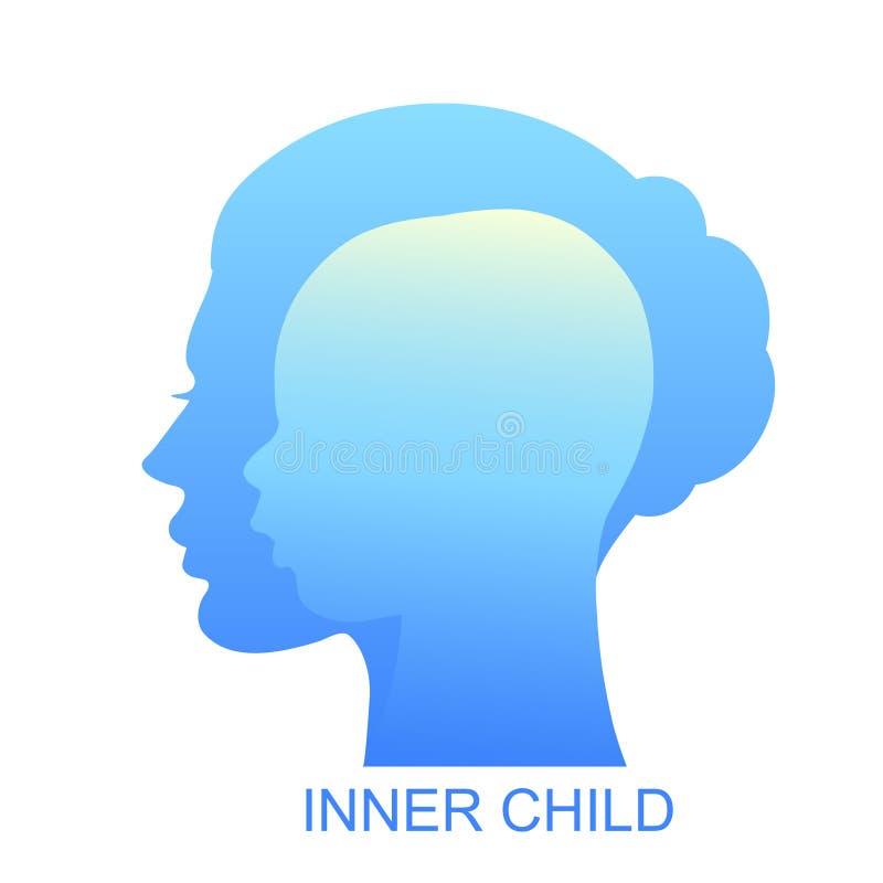 Inner Child Inside Woman Stock Illustrations – 68 Inner Child Inside ...