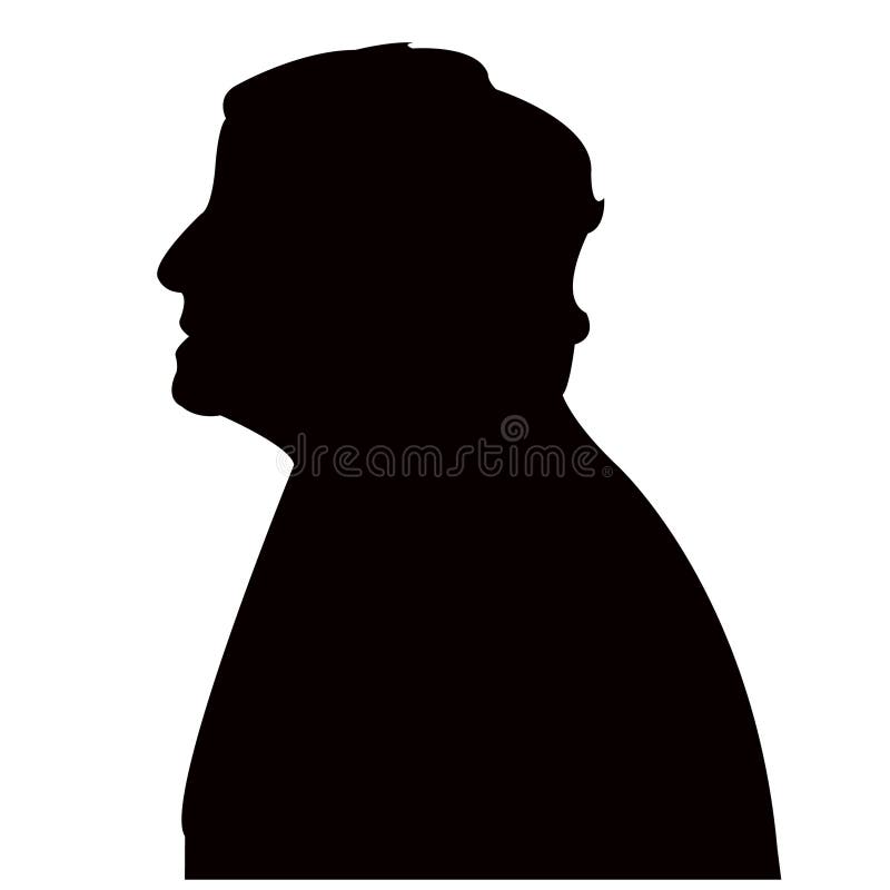 A Woman Head Silhouette Vector Stock Vector - Illustration of head ...