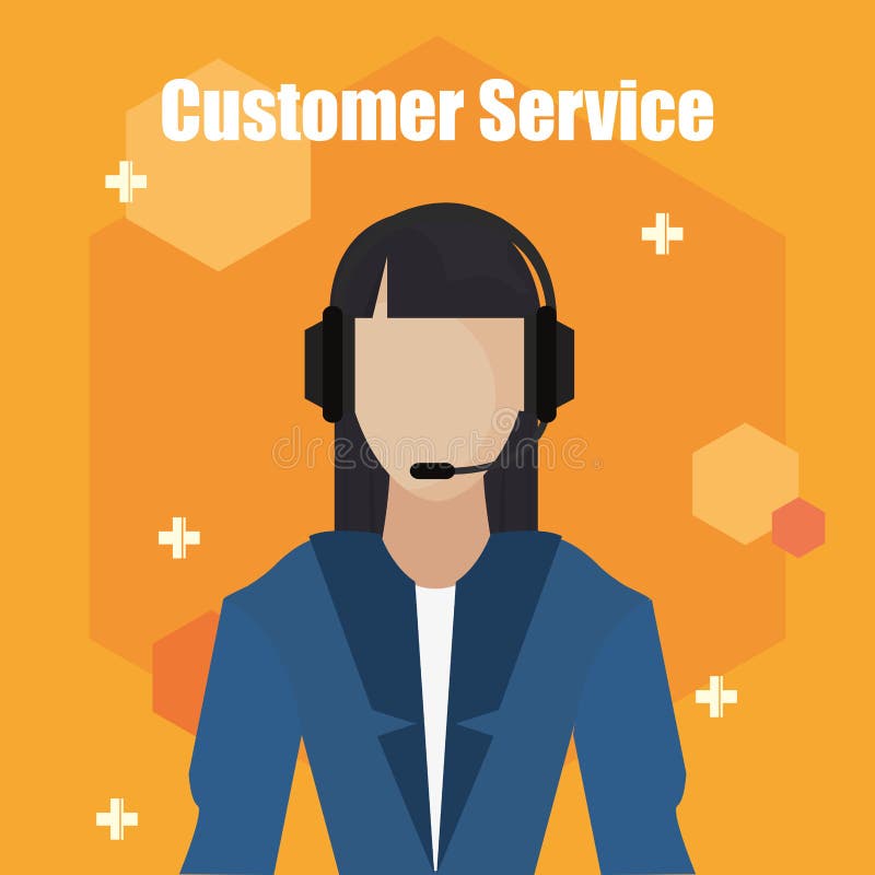 Customer Service Call Center Stock Vector - Illustration of ...