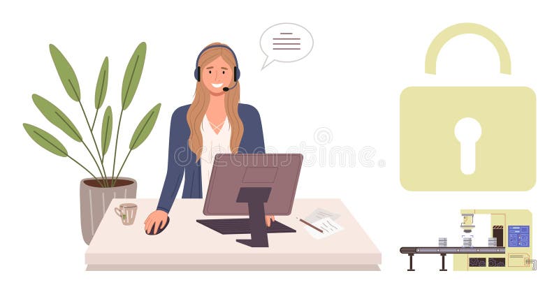 Desk Security Control Stock Illustrations – 3,649 Desk Security Control ...