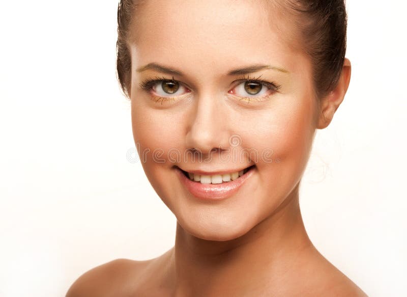 Woman with Health Skin of Face Stock Image - Image of candid, face ...