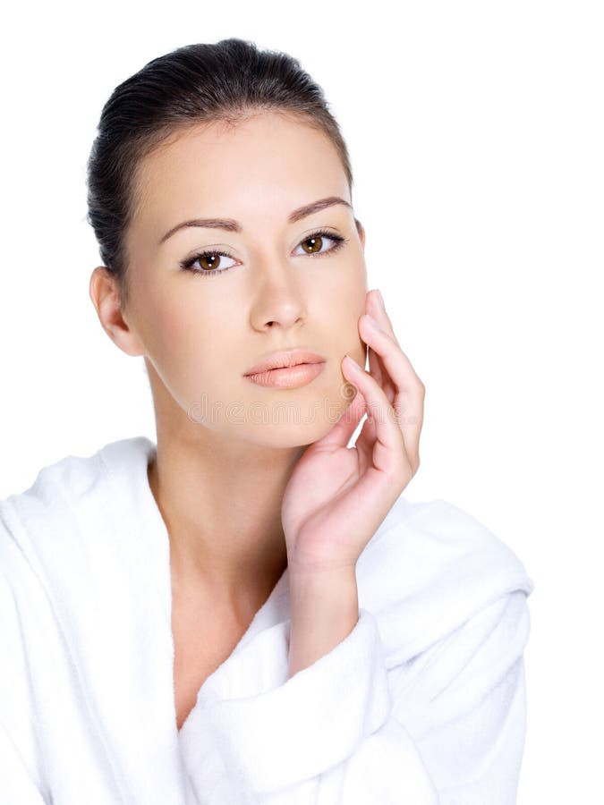 Woman with Healthy Clean Skin Stock Photo - Image of sensuality, beauty ...