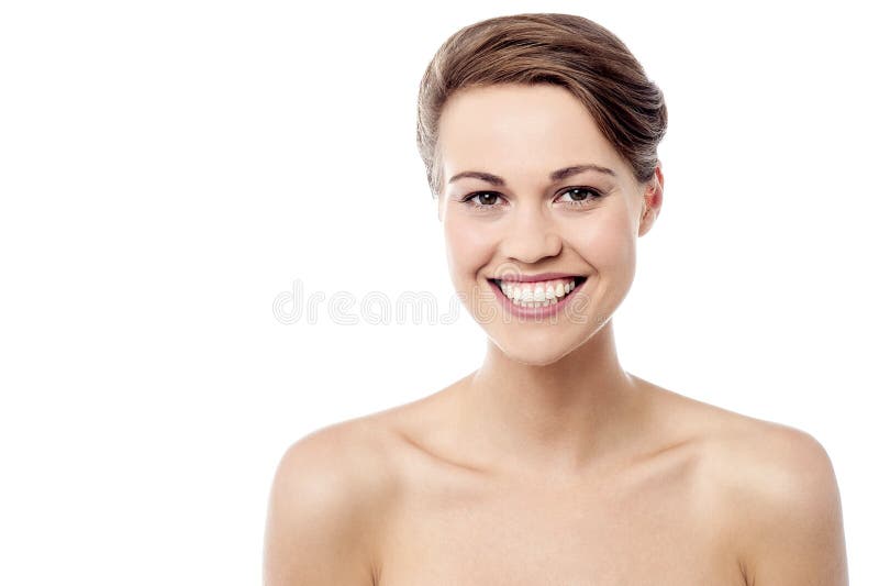 Woman with Healthy Clean Skin Stock Image - Image of copy, pretty: 52406251